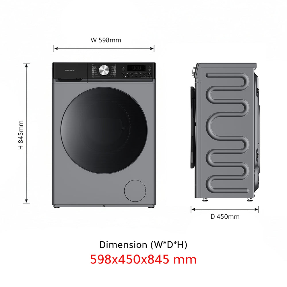 Star Track 7 KG Front Load Inverter Washer 1400 RPM | 5-Star Rated